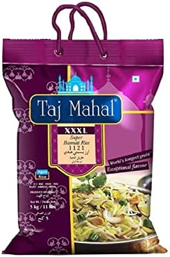 Taj Mahal XXXL Super Basmati Rice 1121 5KG price in UAE | Amazon UAE ...