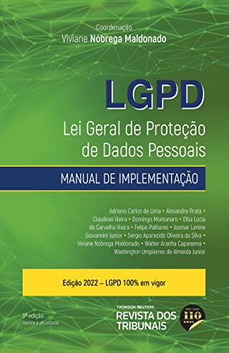 LGPD Lei Geral de Proteção de Dados Pessoais Manual de Implementação ...