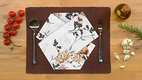 RUVANTI Cloth Napkins Set of 12, 18x18 Reusable Napkins Cloth Washable ...