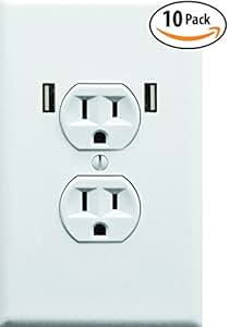 Amazon.com: Fake Electrical Outlet & USB Wall Plate Sticker 10 Pack ...