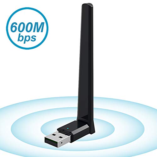 BrosTrend 600Mbps USB WiFi Adapter for Laptop, Desktop PC of Windows 10 ...