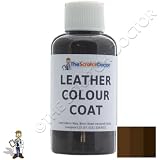 DARK BROWN Leather Sofa & Chair Repair Kit for tears holes scuffs with ...