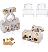 Amazon.com: SUNMORN Battery Terminal Connectors, 0/2/4/6/8 AWG Battery Terminals, Heavy Duty Car ...