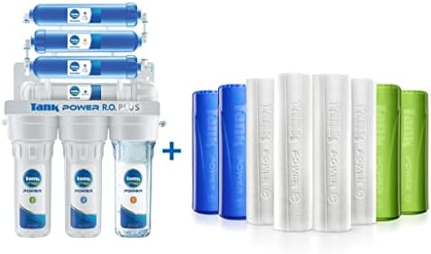 Tank Power Water Filter 7s (RO) Plus with 5 cartridges - 12 Months ...