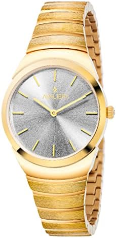 Avalieri Womens Daria Quartz Watch, Dialog Display, 32mm Stainless ...