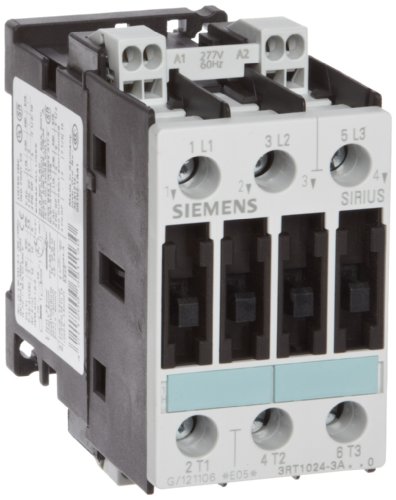 Siemens 3RT10 24-3AU60 Motor Contactor 3 Poles Spring Loaded Terminals ...