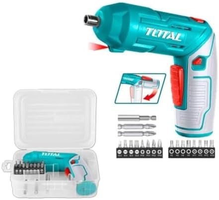 Total Lithium-Ion cordless screwdriver 4V 4Nm Hex shank(1/4) - TSDLI0442 price in Egypt | Amazon ...