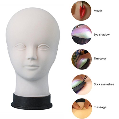 Buy Practice Makeup Skin,Vovotrade Mannequin Makeup Practice Model Head ...