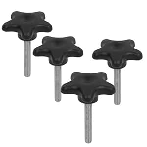 Round Knob with 2" Stud 1/4" x 20-4 Pack by Peachtree Woodworking ...