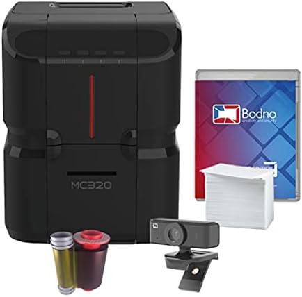 Matica MC320 Direct-to-Card Dual Sided ID Card Printer & Complete ...