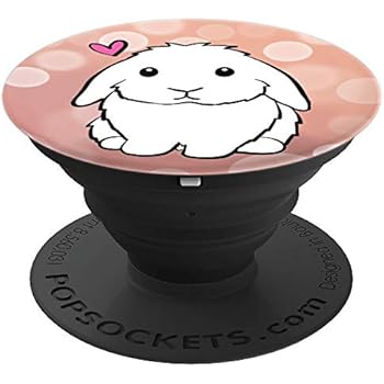 Amazon.com: Cute Rabbit Hipster Geek Bunny Pet - PopSockets Grip and ...