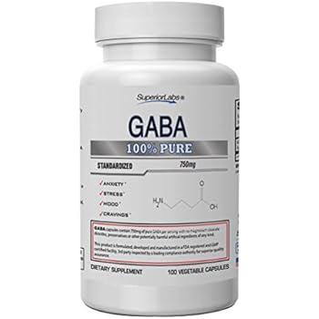 Amazon.com: Superior Labs | GABA Supplement 750mg | Maximum Strength ...
