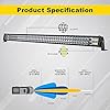 FEELON Fit 18-22 Jeep Wrangler JL/ 20-22 Gladiator JT 52" inch LED ...