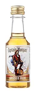 Captain Morgan Spiced Rum, 50 ml, 70 proof: Amazon.com: Grocery ...