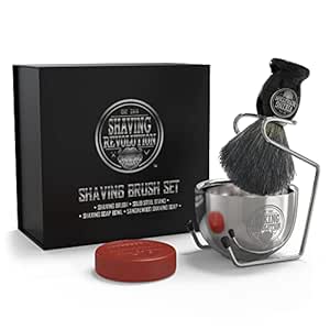 Amazon.com : Luxury Shaving Brush Set - Shaving Kit for Men Includes ...