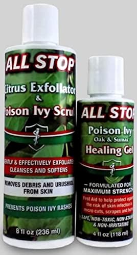 Poison Ivy, Poison Oak & Poison Sumac Gel Plus Scrub - 8 oz Scrub Cream ...