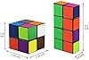 Magic Star Cube,SHONCO 2 in 1 Combo Infinity Cube Toy Transforming Geometric Puzzle 3D Assembly ...