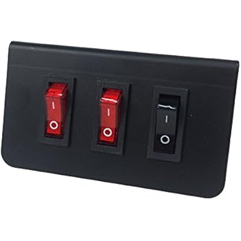 Amazon.com: Recessed Toggle Switch Mounting Plate-2Pack: Automotive