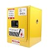 12 Gallon Yellow Safety Locker, Yellow Flammable Liquid Safety Cabinet ...