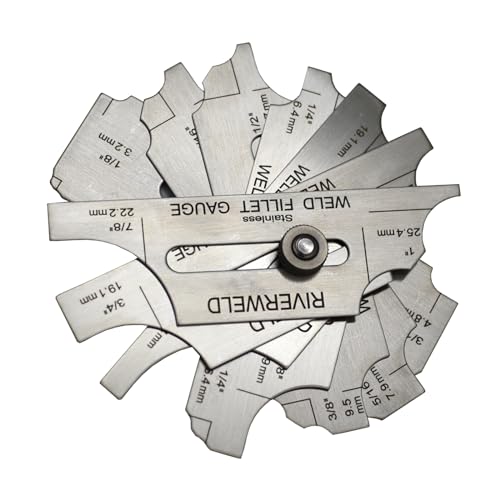 7piece Fillet Weld Set Gage RL Gauge Welding Inspection Test Ulnar ...