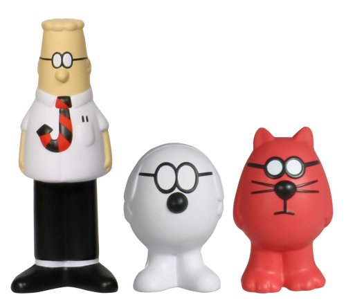 Amazon.com: Dilbert Characters - Dilbert, Catbert and Dogbert: Toys & Games