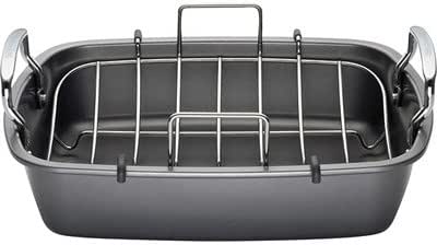 Amazon.com: Kitchenaid Roaster Pan with Floating Rack: Roasting Pans ...