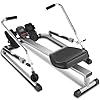ANCHEER Hydraulic Rowing Machine, Full Motion Adjustable Rower with 12 ...
