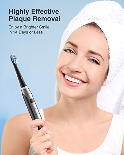 Electric Toothbrush for Adults and Kids, Dnsly Whitening Sonic Toothbrush Rechargeable with 3 ...
