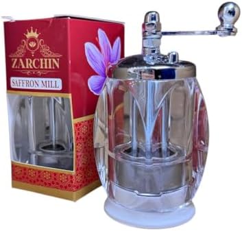 Saffron Mill - Grinder Glass Body with Collection Chamber Perfect For ...