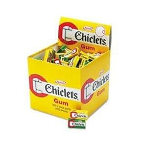 Amazon.com : Chiclets Gum (2-piece per package), 200-Count Packages ...