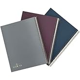 Amazon.com : Patelai 6 Pack Jumbo Left Handed Spiral Notebooks 8.5 x 11 ...