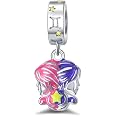 Amazon.com: LINGDIE 925 Sterling Silver Charms for Bracelets and ...