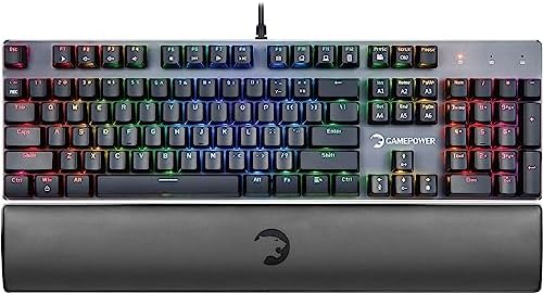 GAMEPOWER Ogre RGB Mechanical Gaming Keyboard, 104 Full Anti Ghosting ...