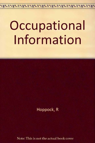 Occupational Information : Where To Get It And How To Use It In ...