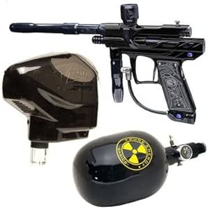 Amazon.com : Bob Long Protege Paintball Tournament Marker Package - Silver with 48ci Tank ...