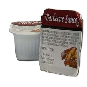 Amazon.com : C.F. Sauer Foods Barbecue Sauce, 1 Ounce Cup -- 100 per ...
