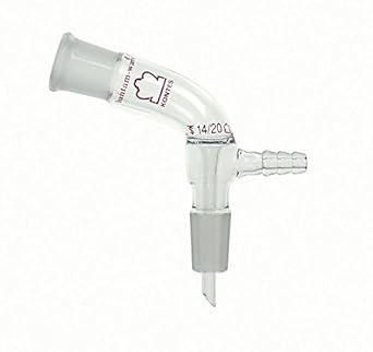 Kimble 205600-1922 105 Degree Distillation Bent Adapter with Vacuum ...