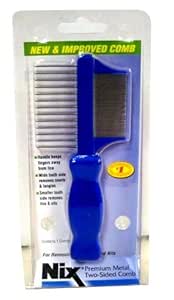 Amazon.com : Nix Premium Metal Two-Sided Lice Comb, 1 ea by NIX : Beauty