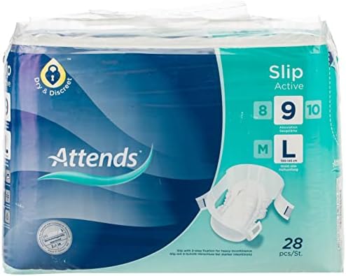 Attends Slip Active 9, Large, Pack Of 28 price in UAE | Amazon UAE ...