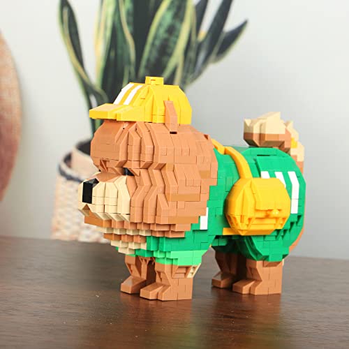 RiceBlock Cute Chow Chow Dog Building Sets, Pet Building Toys for Boys ...