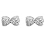 Amazon.com: Sterling Silver Bow Post Earrings: Stud Earrings: Jewelry