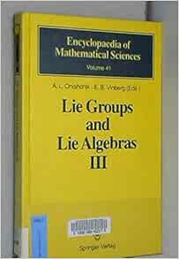 Lie Groups and Lie Algebras III: Structure of Lie Groups and Lie ...
