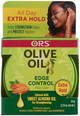 ORS Olive Oil Style & Sculpt Edge Control Hair Gel, Strengthens Edges ...
