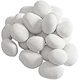 Amazon.com: Hmleaf 24 PCS Fireplace Ceramic Pebbles for All Types of ...