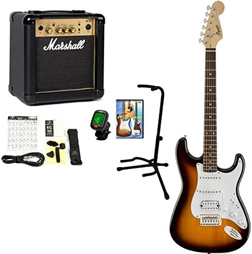 Fender Bullet-HSS-BSB Right Handed Squier Bullet Strat Electric Guitar ...