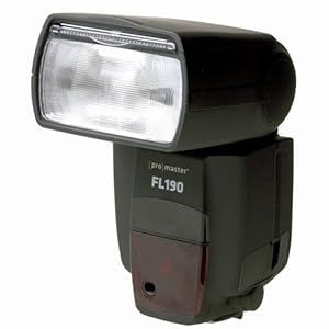 Amazon.com : Promaster FL-190 High Power TTL Flash - For Nikon Cameras ...