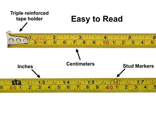 Daily Living Products Small Tape Measure 3-Pack - Measurement Tape with ...
