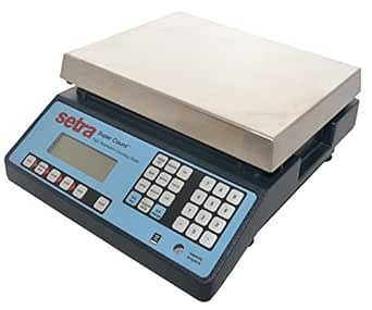 Setra Systems 404124 Super Count Hi Resolution Counting Scale, 27 lb ...