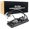 EVGA CLCx 280mm All-in-One LCD CPU Liquid Cooler, 2X 140mm PWM ARGB ...