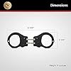ASP Ultra Double-Locking Hinged Handcuffs, Forged Aluminum Restraints ...